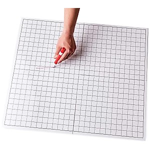 Hexers Lite Role-Playing Game Board RPG Game Mat, Compatible with Dungeons and Dragons DD D&D and Pathfinder 1 inch Squares Dry Erase, RPG Miniatures Mat or Tabletop Role-Playing Dice Map