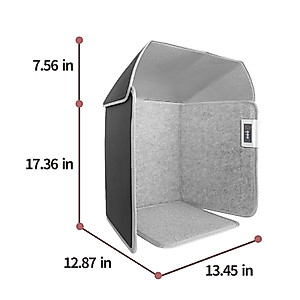 MAXCOM Portable Electric Space Heater with Timer, Extra Warmth for Legs, Ankles, Feet - Foldable & Portable & Quiet-heating - for Office/Under Desk/Home/Kitchen Use