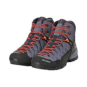 Salewa Men's MS ALP Trainer MID GTX Trekking & Hiking Boots, Ombre Blue Fluo Orange, 10.5