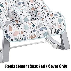 Replacement Part for Fisher-Price Infant-to-Toddler Rocker - GKH64 ~ Rocking Chair Replacment Seat Pad/Cover ~ Pacific Pebble Print