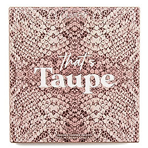 Colourpop That's Taupe Eyeshadow Palette Nudes Neutrals Matte Metallic Cruelty-Free