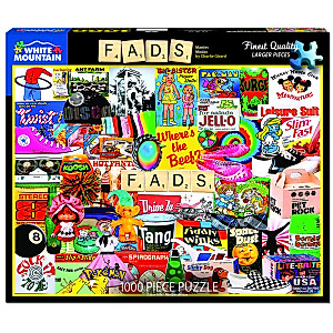 White Mountain Puzzles Fads - 1000 Piece Jigsaw Puzzle