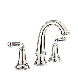 American Standard 7052807.013, Delancey 8-Inch Widespread 2-Handle Bathroom Faucet 1.2 GPM, Polished Nickel