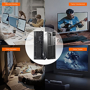 Lenovo ThinkCentre M91p SFF Business Desktop Computer PC, Intel Core i7-2600, 16GB RAM,New 1TB SSD, DVD-RW, AC WiFi, VGA, DP, Windows 10 Pro (Renewed)