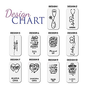 Personalized 20 oz Nurse Tumbler with Straw Lid, 10 Designs & 25 Colors, Nurse Gifts for Women, Custom Nurse Appreciation Gifts, Nurse Graduation Gift, 3 Piece Set