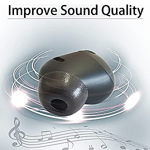 Luckvan Memory Foam Ear Tips for Google Pixel Buds Pro Tips Replacement for Google Earbuds Foam Tips Pixel Buds Pro fit in Charging Case 3 Pairs LMS