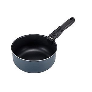 Motase 12pcs Pots and Pans Set, Nonstick Cookware Sets Detachable Handle, Induction Kitchen Cookware Set Non Stick with Removable Handle, RV Cookware Set, Oven Safe, Blue