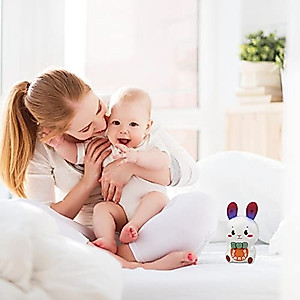 Tinabless Baby Toys 3-6 Months Infant Musical Toys for Babies 3-6-12 Months, Baby Bunny Early Educational Light Up Toy, Baby Learning Toy 12-18 Months Newborn Toy Baby Boys and Girls Gifts