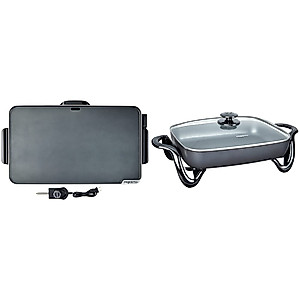 Presto 22-Inch Electric Griddle + Skillet Bundle