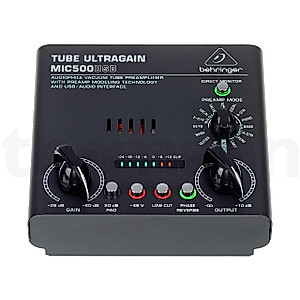 Behringer MIC500USB Audiophile Vacuum Tube Preamplifier