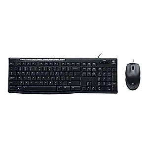 Logitech Media Combo MK200 Full-Size Keyboard and High-Definition Optical Mouse (920-002714)