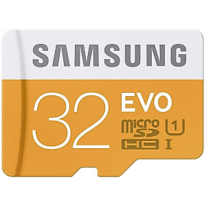 Samsung 32GB up to 48MB/s EVO Class 10 Micro SDHC Card with Adapter (MB-MP32DA/AM)