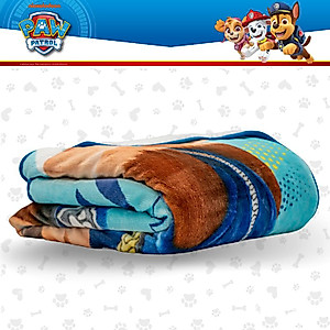 Franco Paw Patrol Kids Bedding Soft Plush Sherpa Blanket Throw, 50 in x 60 in, (Officially Licensed Product)