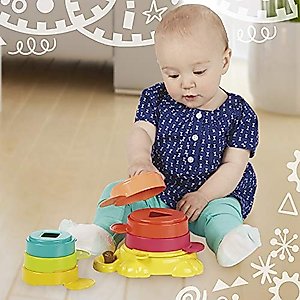 Playskool Stack 'n Stow Nesting Activity Toy for Toddlers and Babies 9 Months and Up with 7 Cups and Easy Storage for On The Go (Amazon Exclusive)