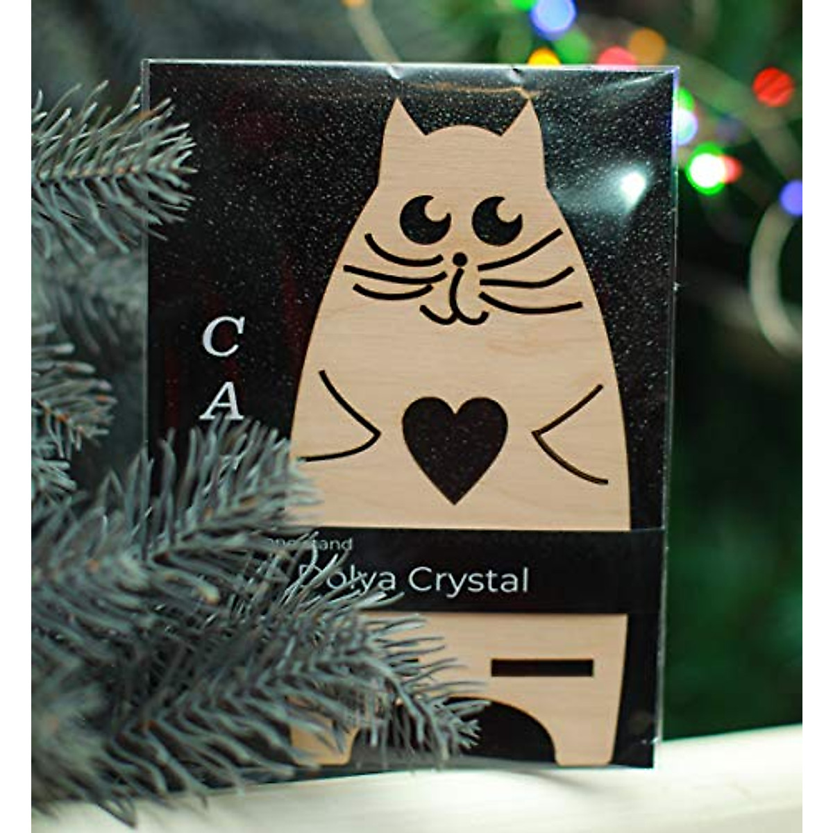 Dolyacrystal Wooden Phone Holder - Cute Decorative Dock with Animal Design - Lightweight & Non-Slip Wood Phone Stand for Desktop, Kitchen, Bedroom, Office - Cradles Most Smartphones & Tablets