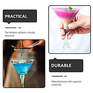DOITOOL Plastic Martini Glasses Set of 20, Clear Coupe Cocktail Glasses, Exquisite Coupe Glasses for Cocktails for Home, Bar, Restaurants and Parties