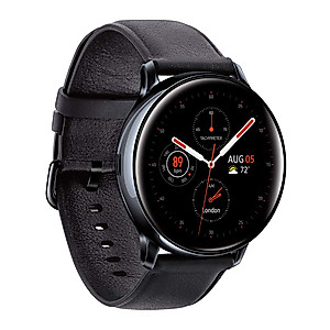 Samsung Galaxy Watch Active 2 (40mm, GPS, Bluetooth) Smart Watch with Advanced Health Monitoring, Fitness Tracking, and Long Lasting Battery, Black, SM-R830NZKCXAR (Renewed)