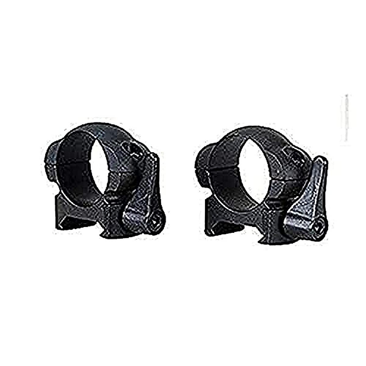 Weaver 49325 Grand Slam Steel Rings, 1", Medium, Matte, Lever Lock