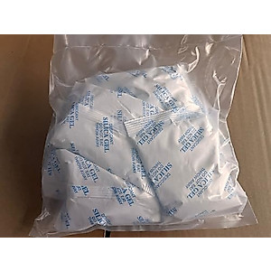 O2frepak 100 Gram(10Packs) Food Grade Moisture Absorbers Silica Gel Packs Desiccant for Storage,Food Safe Dessicant Silica Gel Packets for Moisture Storage Control