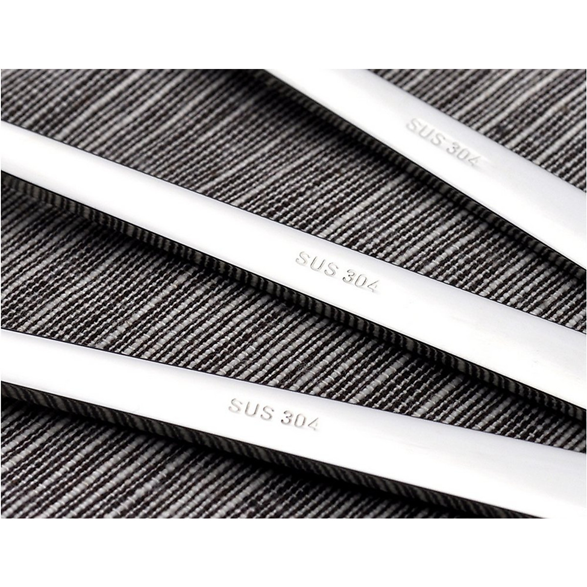 6-pack Salad Forks,1 1/2"Wide 18/10 Stainless Steel 8 1/4"Long Handle Spork - 2 In 1 spoon and fork,Spaghetti Salad Forks Fruit Appetizer Dessert set for Everyday Use Dinner Spoons