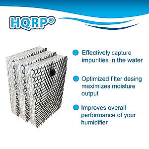 HQRP 3-Pack Filter Compatible with Bionaire BWF100, BCM630, BCM730, BCM645, BCM646, BCM655, BCM657, BCM658, BCM658C, BCM658SC, BCM7305 Humidifiers