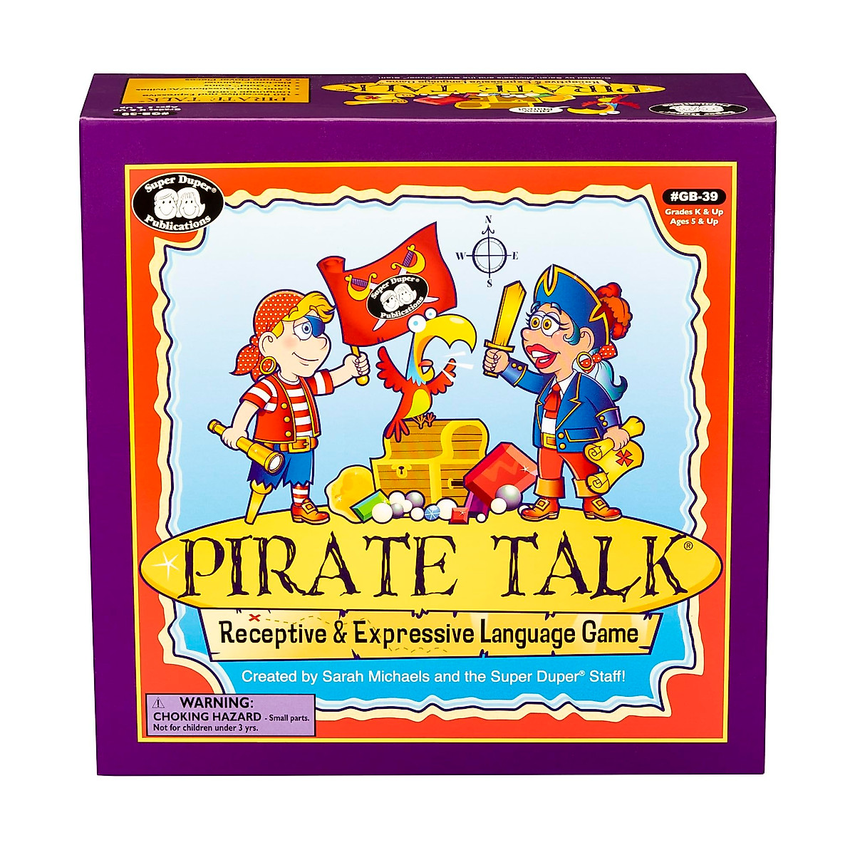 Super Duper Publications | Pirate Talk® Receptive & Expressive Language Game | Communication & Social Skills | Educational Learning Materials for Children