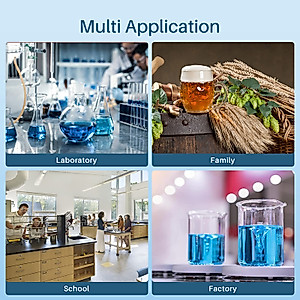 SWANSOFT 10 Pcs 30mm/1.18 Inch PTFE Magnetic Stirrer Mixer Stir Bar, High Temperature Magnetic Stir Bar, Lab Stir Bar