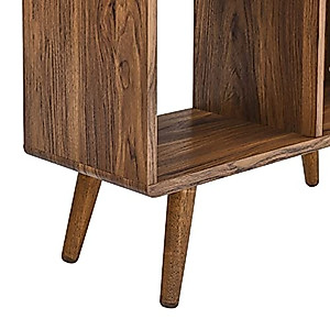 Modway EEI-5743-WAL Transmit 31" Wood Bookcase, Walnut