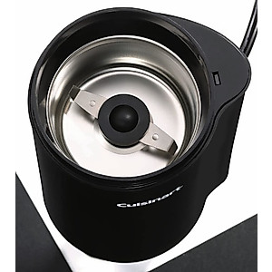 Cuisinart 1.7-Liter Stainless Steel Cordless Electric Kettle with 6 Preset Temperatures & DCG-20BKN Coffee Grinder1, Blade Grinder, BLACK