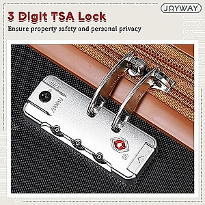 Joyway Luggage 20 Inch Carry On Luggage Sets, Expandable Suitcase Set with Spinner Wheel and TSA Lcok, Hard Shell 3 Piece Luggage Sets for Travel