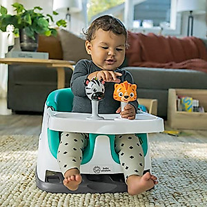 Baby Einstein Dine & Discover Multi-Use Booster Feeding & Floor Activity Seat with Self-Storing Tray