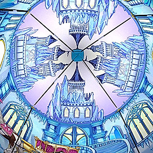 ImpiriLux Ice Castle Princess Play Tent | Unique Pop Up Fort for Imaginative Games & Gift | Foldable Playhouse with Storage Bag