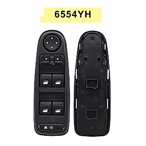 Power Window 6554YH 6554.YH Compatible with Citroen C4 Compatible with Grand Compatible with Picasso 2007-2014 Electric Power Window Regulator Master Switch Mirror Control Button Window Master Switch