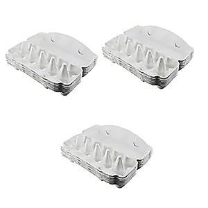 Cabilock 30 Pcs Pulp Egg Tray Egg Basket Egg Storage Case Portable Fridge Egg Cartons for Chicken Eggs Reusable Egg Storage Tray Garbage Portable Refrigerator Egg Trays Bulk Eggs