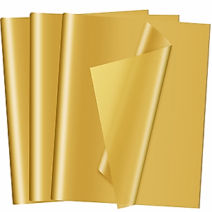 50 Sheets Gold Tissue Paper for Gift Bags - 14 x 20 Inches Recyclable Gold Wrapping Paper for Weddings Birthday DIY Project Christmas Gift Wrapping Crafts Decor