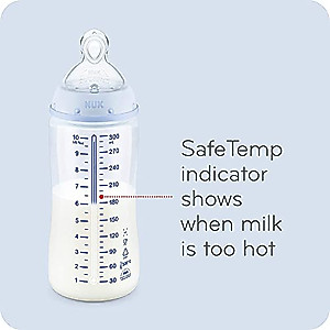 NUK Smooth Flow Anti-Colic Bottle, 10 Ounce (Pack of 6) Mickey & Minnie