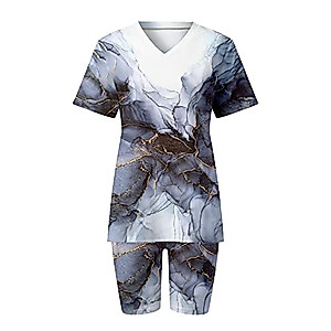 Cheifay 2 Piece Lounge Set Women Women 2 Piece Outfit Sets Casual Short Sleeve Seamless Oversized Shorts Set Sports Going Out Fit Sets with Pockets White Sets Women 2 Piece Outfits
