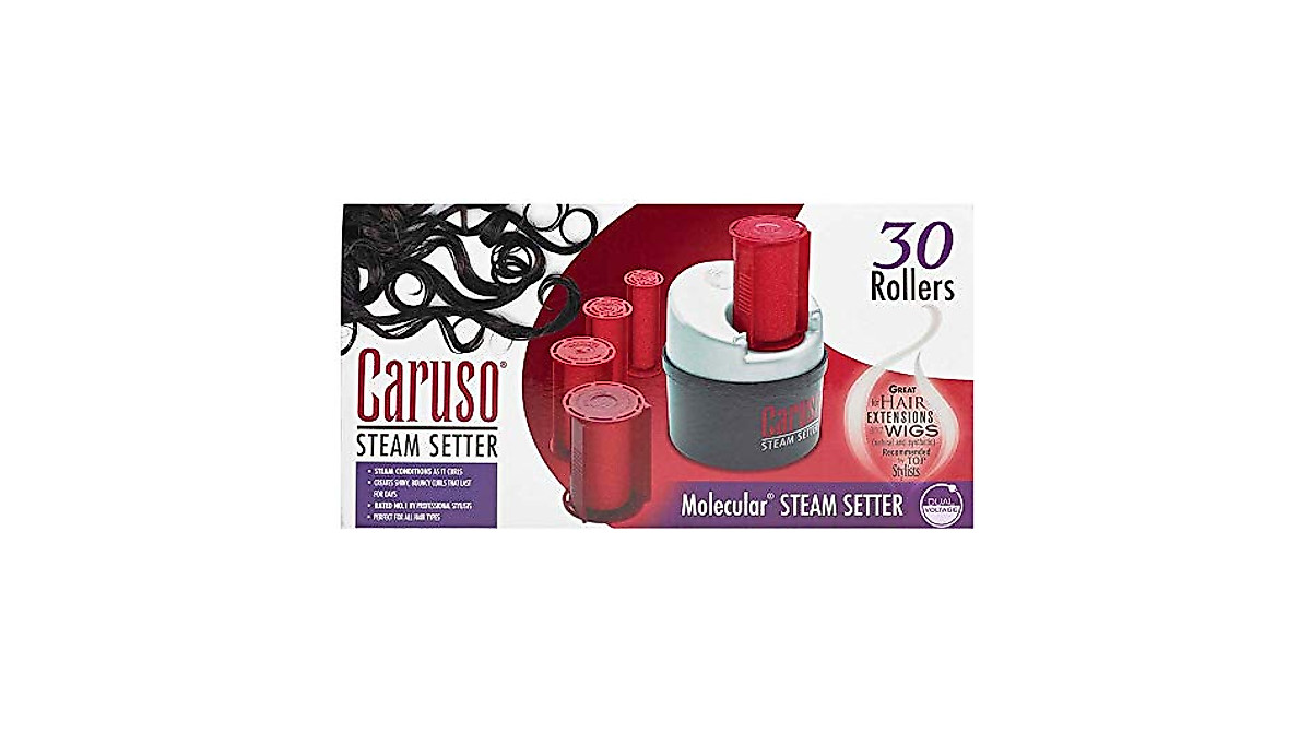 Caruso Molecular Steam Hairsetter: 30 Rollers for Lasting Curls