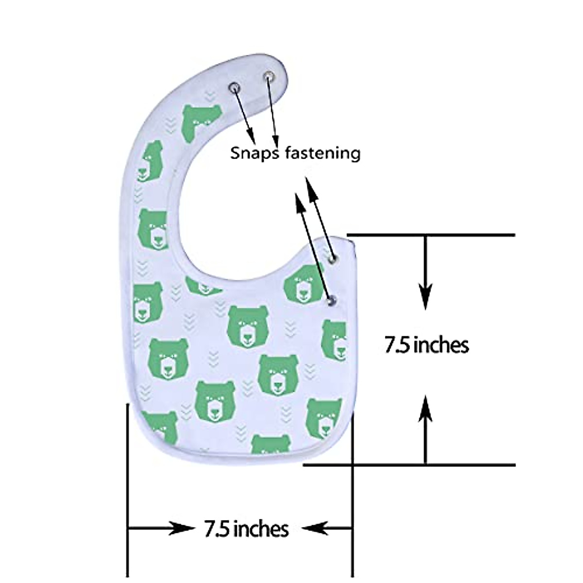Maiwa Waterproof Cotton Baby Bibs for Boys for Drooling Teething Feeding 6 Pack