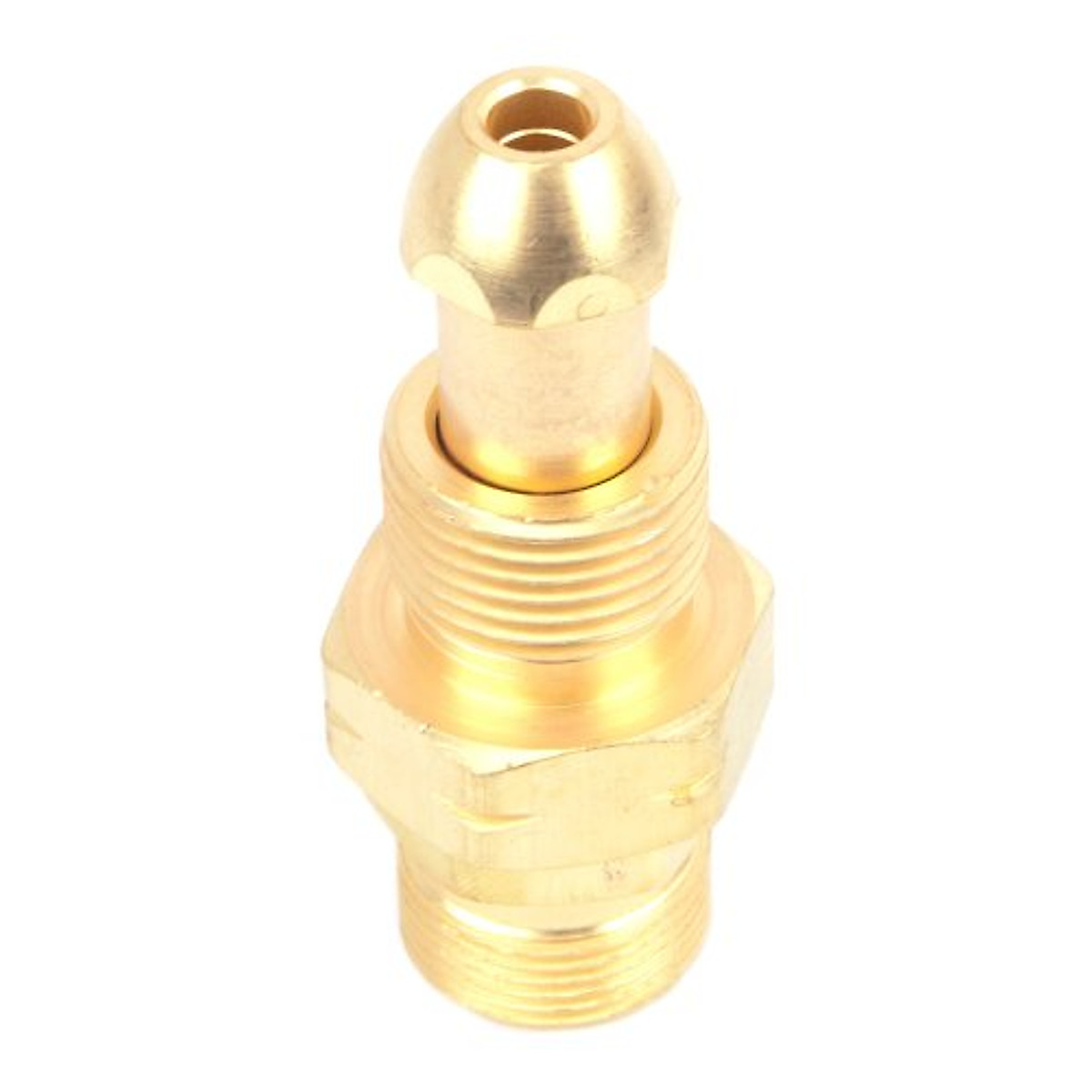 Forney 87806 Acetylene Regulator Adaptor, CGA 510 To CGA 520, #4 Tank to Regulator, 125-CF