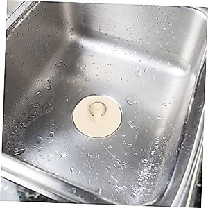 WOONEKY 6pcs Rubber Sink Stopper Kitchen Sink Plug Bath Plugs Drain Stopper Bathroom Drain Cover Bathtub Stoppers Bathroom Sink Stopper Bathtub Drain Bath Tub Stoppers Drain Plug White