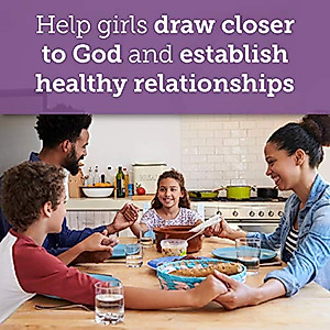 Tyndale NLT Girls Life Application Study Bible, TuTone (LeatherLike, Purple/Teal), NLT Bible with Over 800 Notes and Features, Foundations for Your Faith Sections