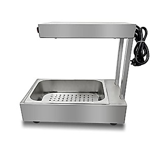 Free Standing French Fry Warmer Commercial Fries Dump Station Restaurant Heat Lamp for Food Warming Infrared(DH-313)