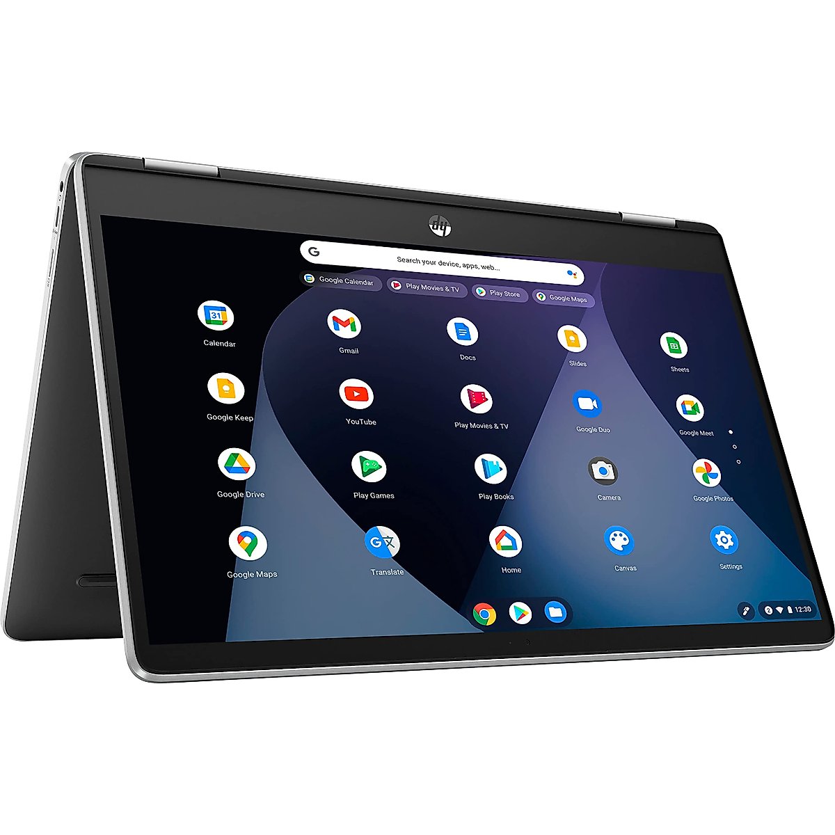 HP 2022 Newest X360 2-in-1 Chromebook 14" HD Touchscreen, Intel Celeron N4500(Up to 2.8GHz), 4GB DDR4 RAM, 32GB eMMC, WiFi, Bluetooth, Webcam, USB Type-C, Chrome OS, Silver