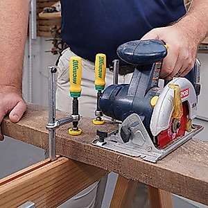 MICROJIG GRR-RIPPER DVC-538K2 Match Fit Dovetail Clamps, Yellow/Green