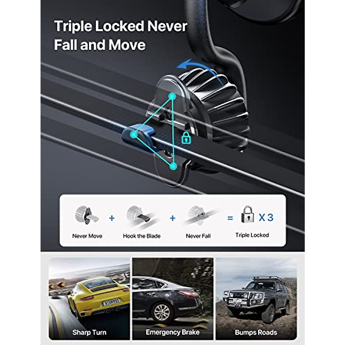 Ciencimy Compatible for MagSafe Car Mount [Strongest Magnet] Magnetic Phone Holder for Car [360° Adjustable] Air Vent Magnetic Phone Mount Fit for MagSafe iPhone 14 13 12 Pro Max Plus Mini