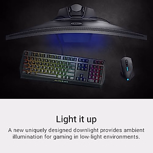 Dell S2722DGM Curved Gaming Monitor - 27-inch QHD (2560 x 1440) 1500R Curved Display, 165Hz Refresh Rate (DisplayPort), HDMI/DisplayPort Connectivity, Height/Tilt Adjustability - Black