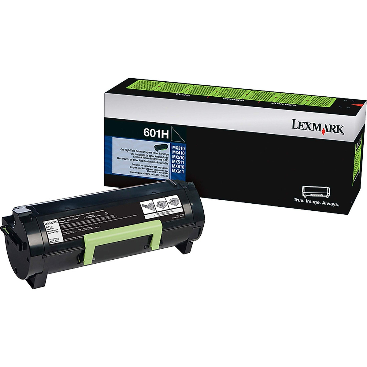 Lexmark 60F1H00 (LEX-601H) Toner, 10000 Page-Yield, Black