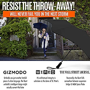 Blunt Metro Travel Umbrella 38” – Waterproof & Wind Resistant Radial Tensioning System – Strong & Compact & Light – Built to Last – Easy to Use [Perfect for Travel] (Black)