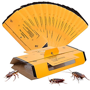 18 Pack Roach Traps Indoor Roach Killer Indoor Infestation, Cockroach Killer Indoor Home Cockroach Trap Sticky Traps for Insects